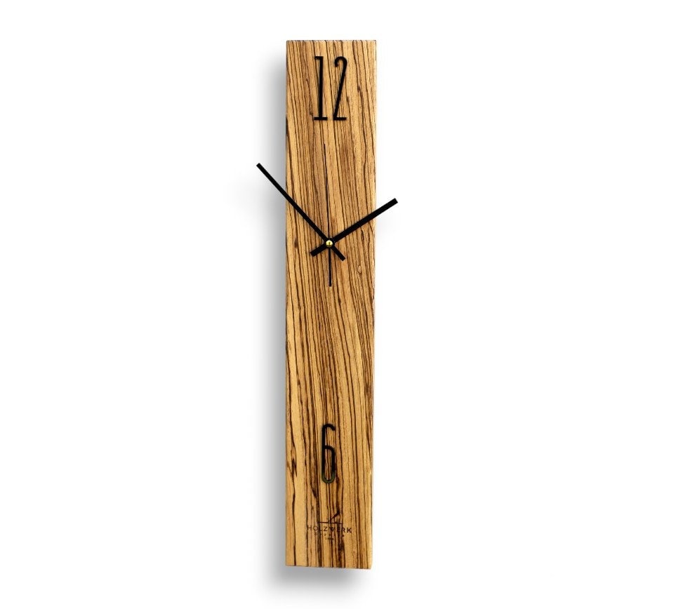 Unique, African Zebra Wooden Wall Clock - Etsy