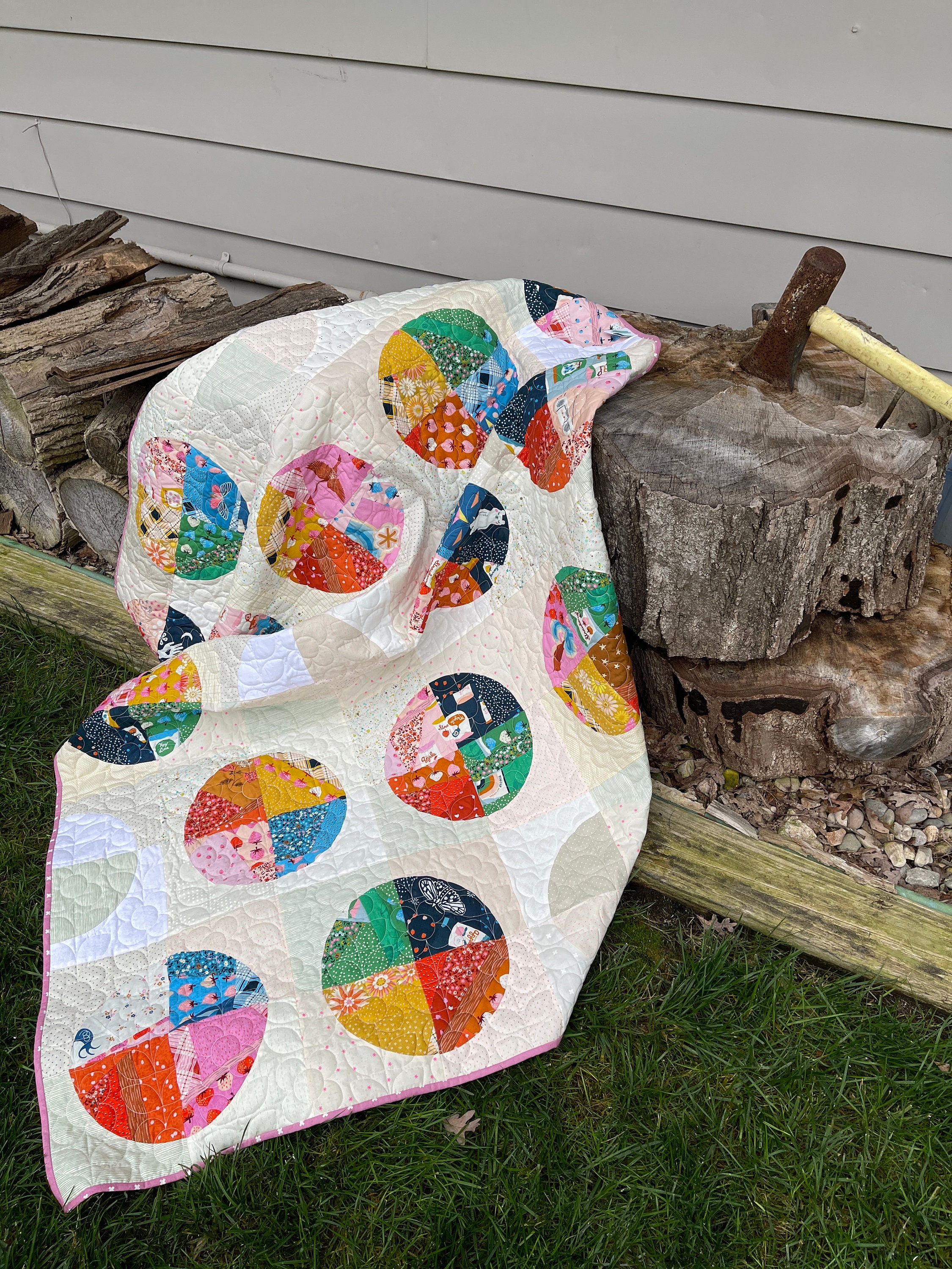 Cast Offs Quilt Pattern, Modern Scrap Quilt Pattern, Quilt Patterns PDF ...