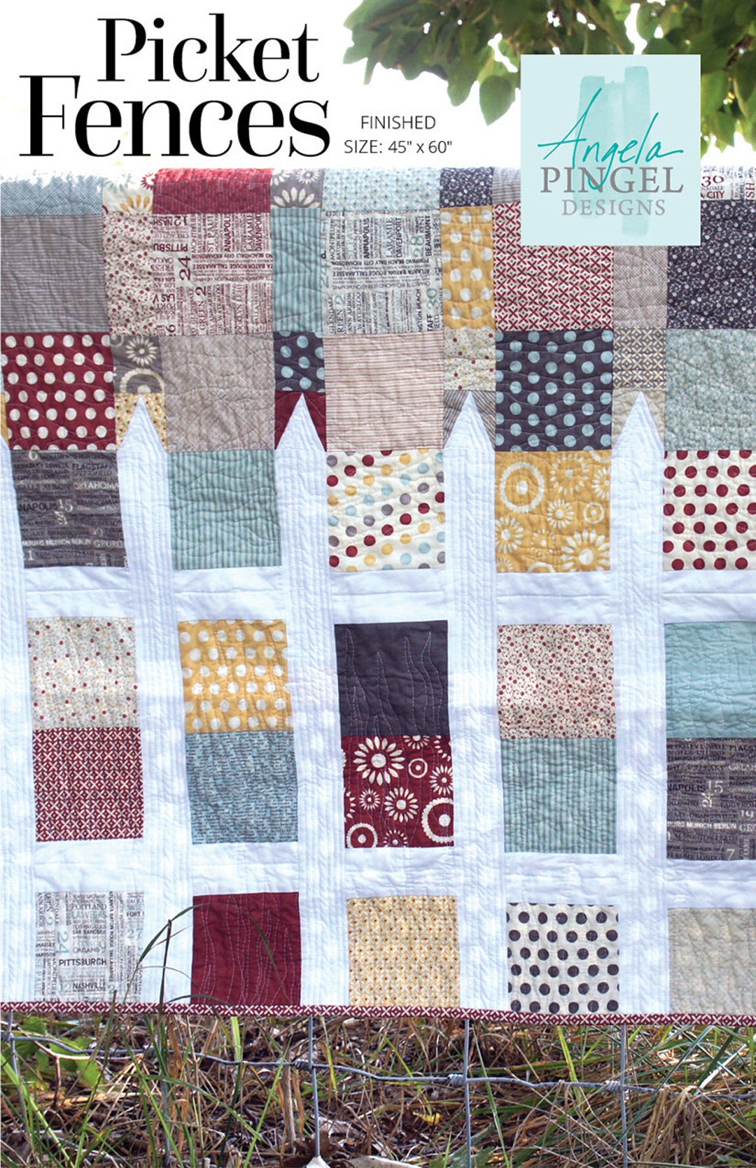 Picket Fences Crib Quilt Pattern PDF, Baby Quilt Pattern, Quilting ...