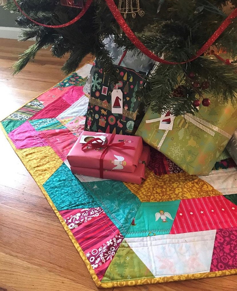 Holiday Hexagon Tree Skirt Pattern PDF Christmas Tree Skirt - Etsy