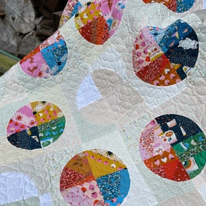 Cast Offs Quilt Pattern, Modern Scrap Quilt Pattern, Quilt Patterns PDF, Angela Pingel Patterns ...