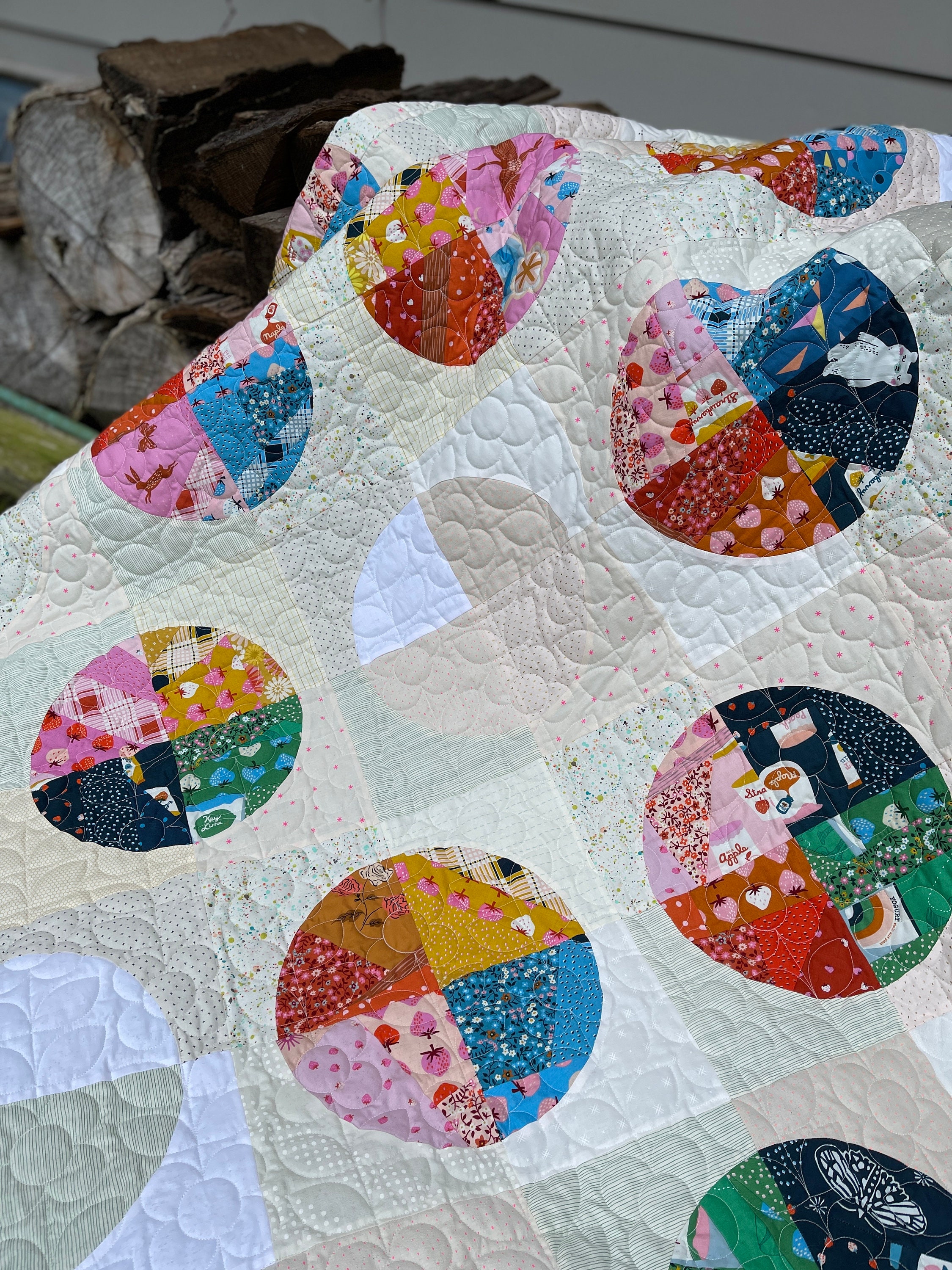 Cast Offs Quilt Pattern, Modern Scrap Quilt Pattern, Quilt Patterns PDF, Angela Pingel Patterns ...