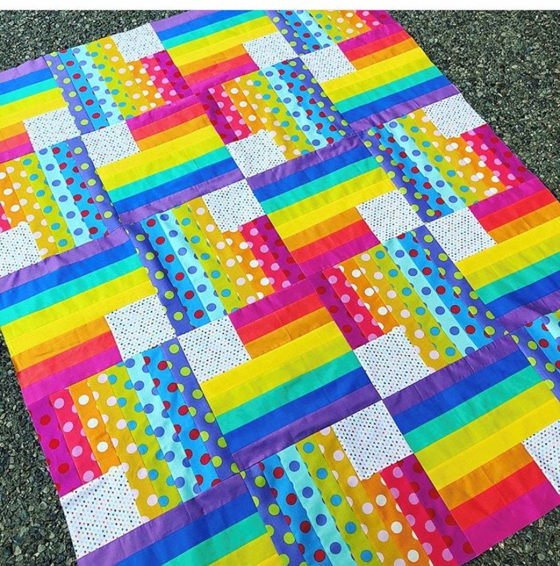 American Dream Quilt PDF Pattern, American Flag Quilt Pattern ...