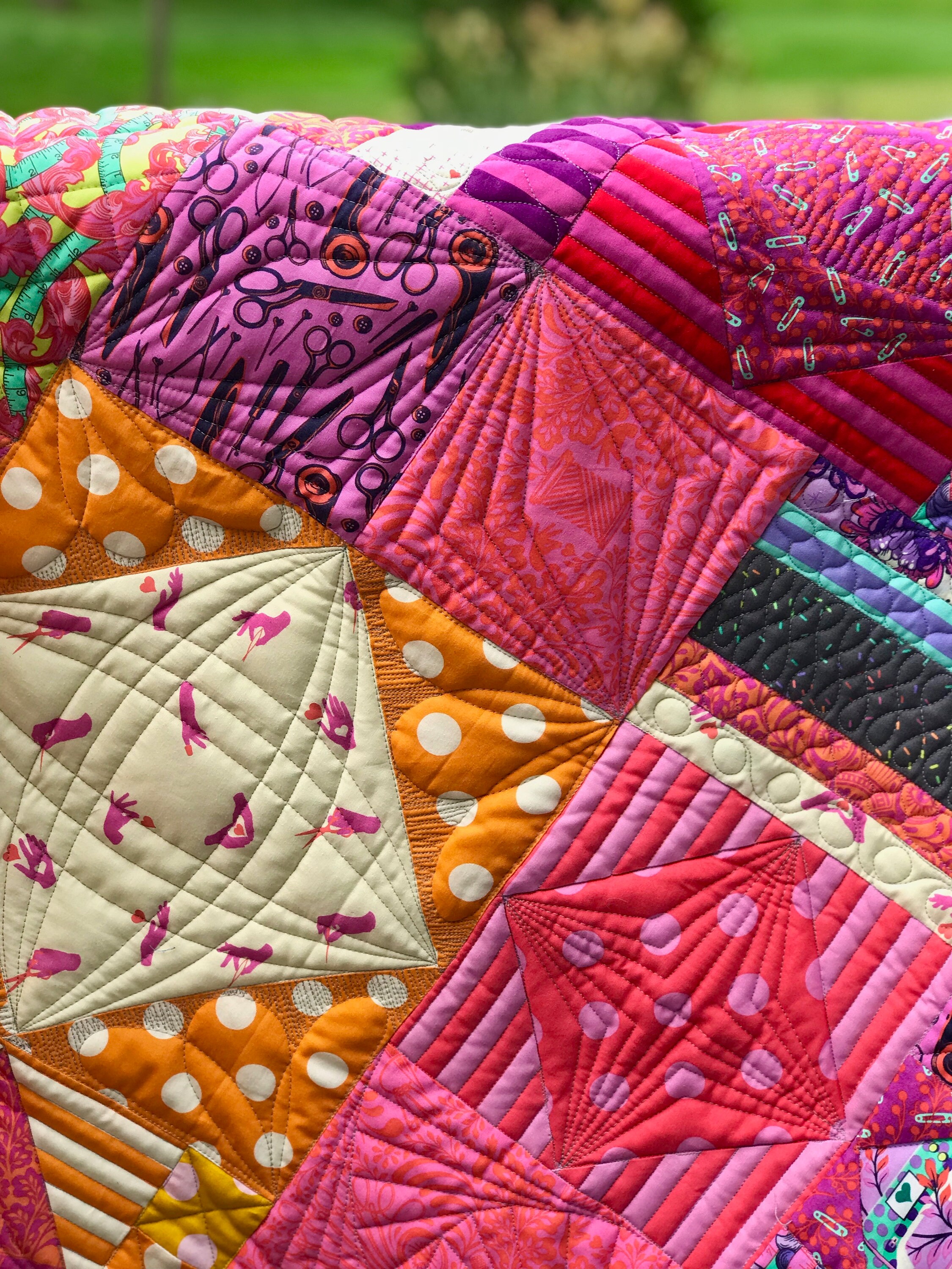 Hidden Agenda Quilt Pattern PDF, Diamond Fussy Cut Quilt Pattern ...