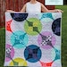 Spotlight Quilt Pattern PDF, Modern Circle Quilt Pattern, Curved Piece ...