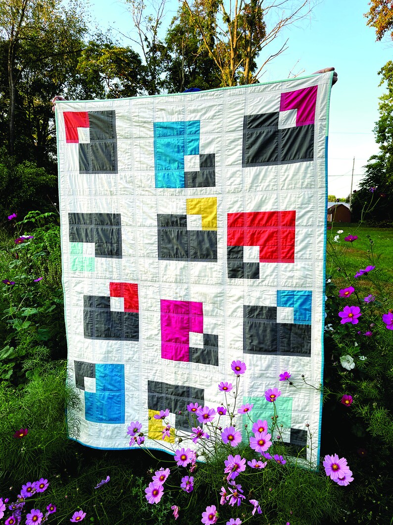 Upstaged Quilt Pattern PDF, Gender Neutral Quilt Pattern, Modern Quilt ...