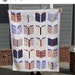 Book Nerd Quilt Pattern, Book Themed Modern Quilt Pattern, Quilt ...