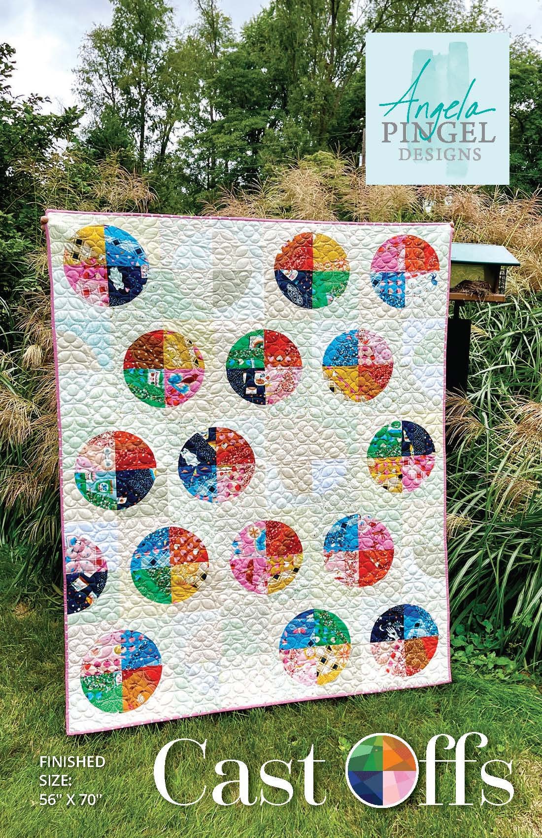 Cast Offs Quilt Pattern, Modern Scrap Quilt Pattern, Quilt Patterns PDF ...