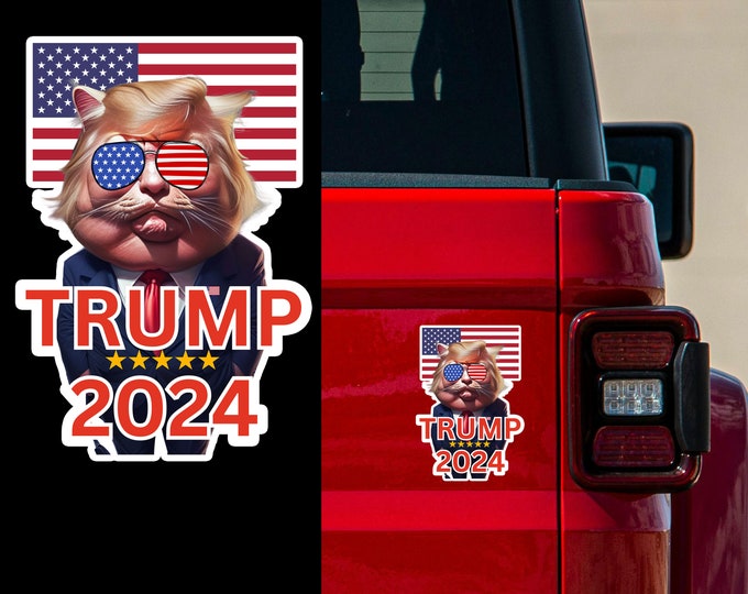 Trump 2024 Sticker Decal, Trump Truck Decal, Trump Sticker, Trump 2024 ...