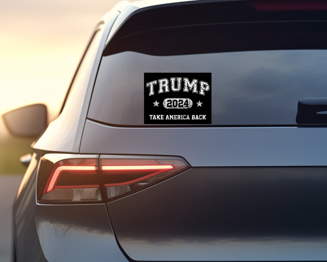 Large Vinyl Car Sticker, Presidential Campaign, Trump Supports Cover ...