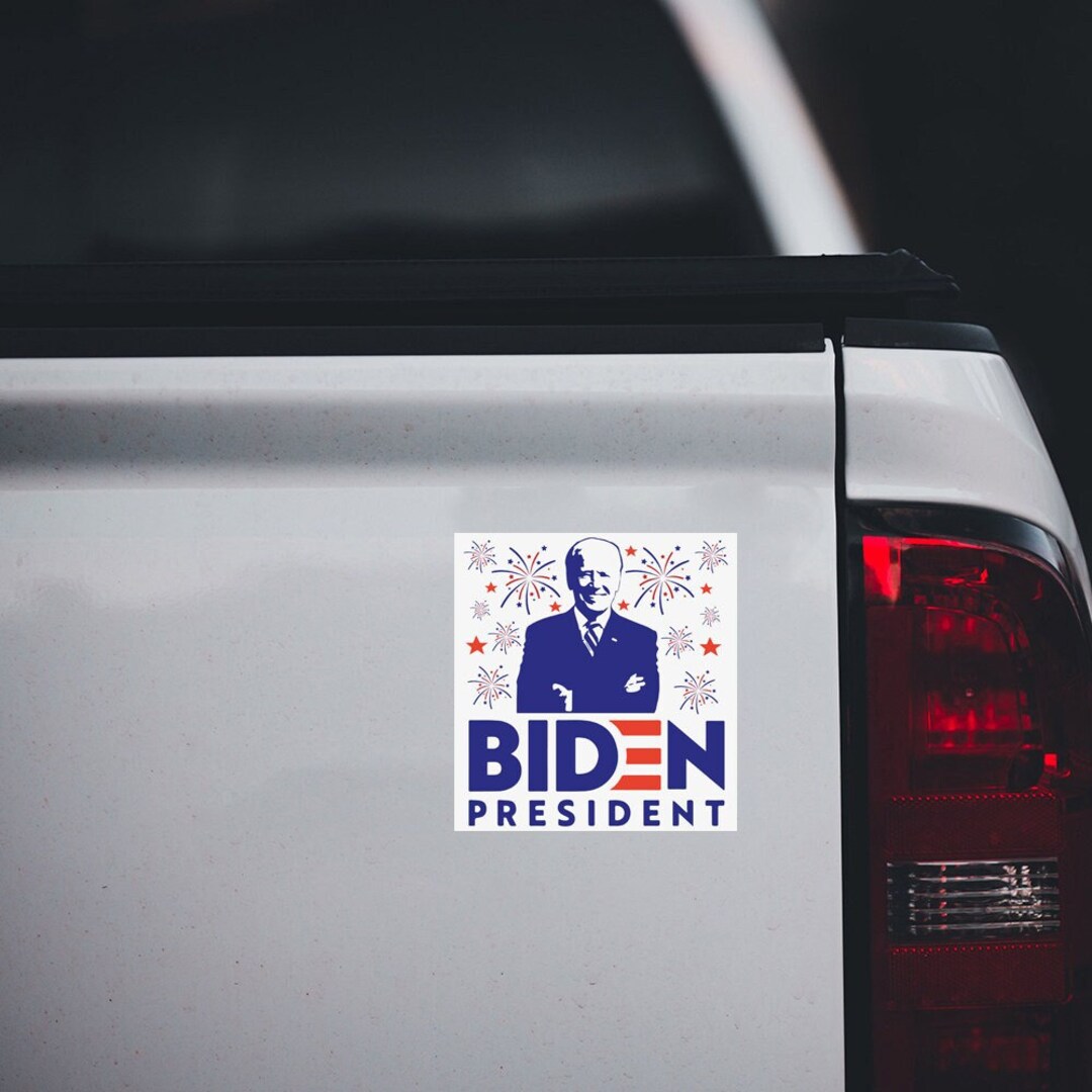 Large Vinyl Car Sticker, Presidential Campaign, Biden Supports Cover ...