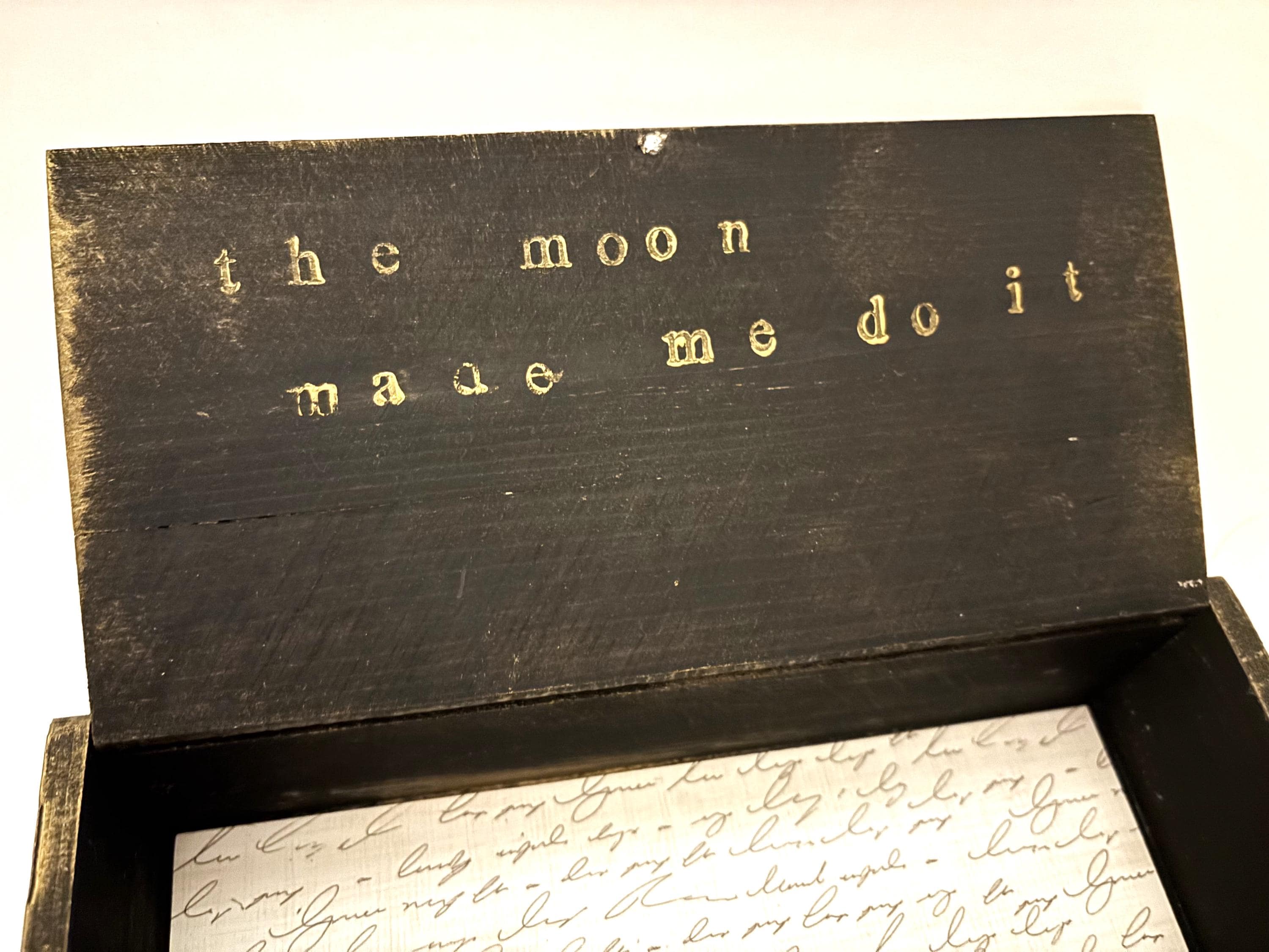 Wooden Moon Spell Box: Witchy Cottage Core Decor for Beginners ...