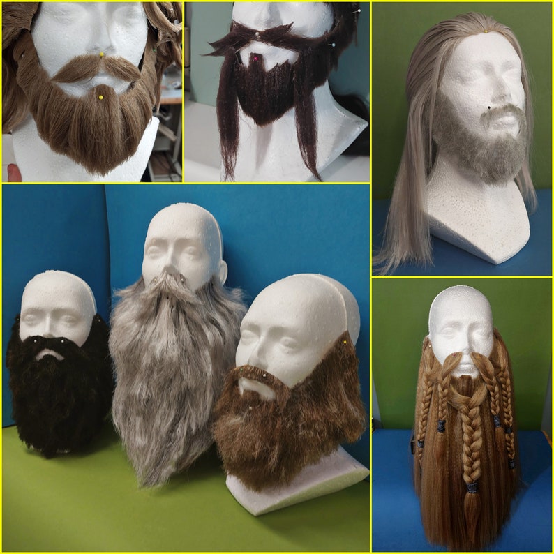 Fake Beard Custom Commission Cosplay LARP Fantasy Theater - Etsy