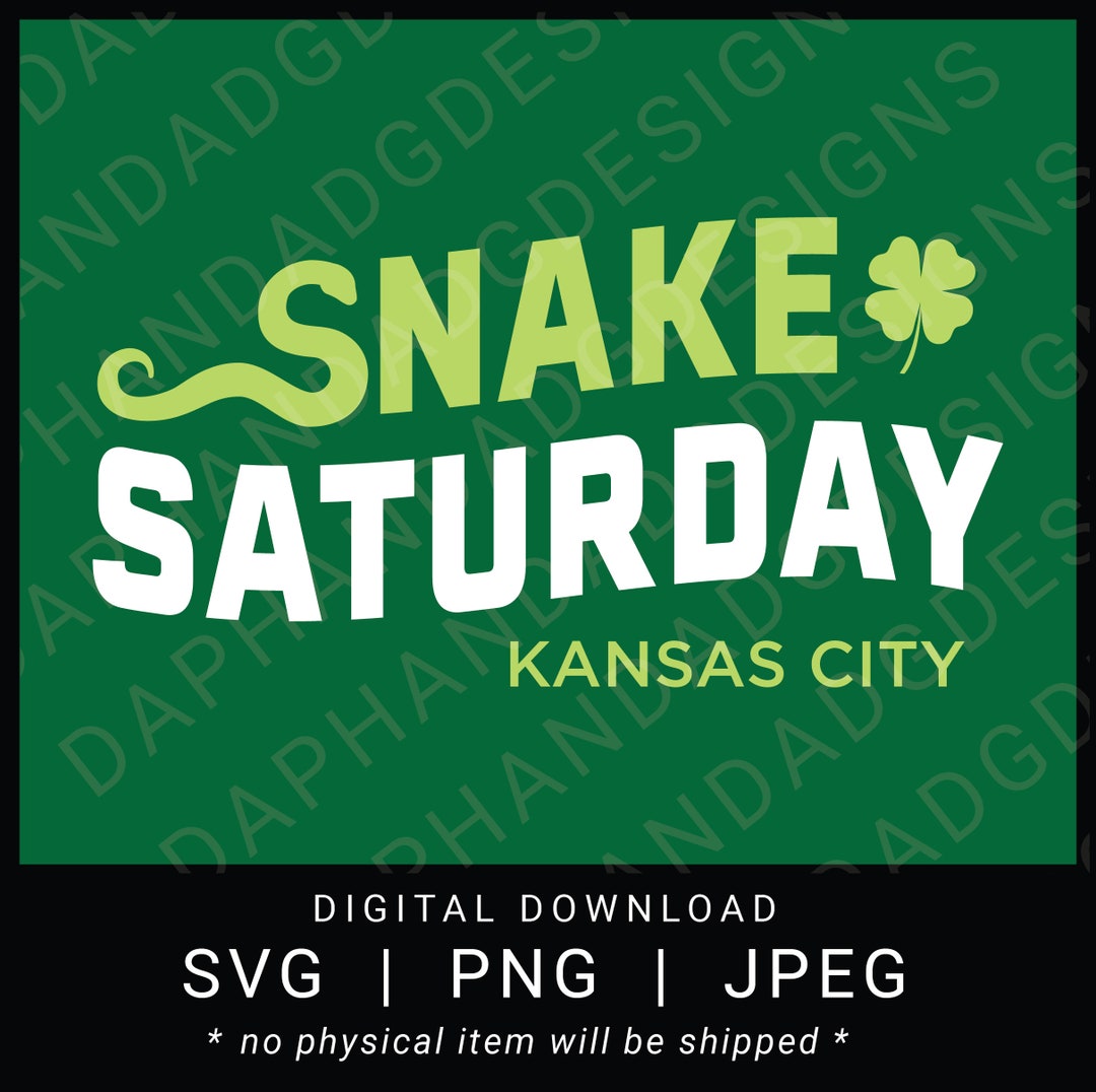 Snake Saturday - Kansas City - Digital Download - SVG, PNG, JPG - St ...