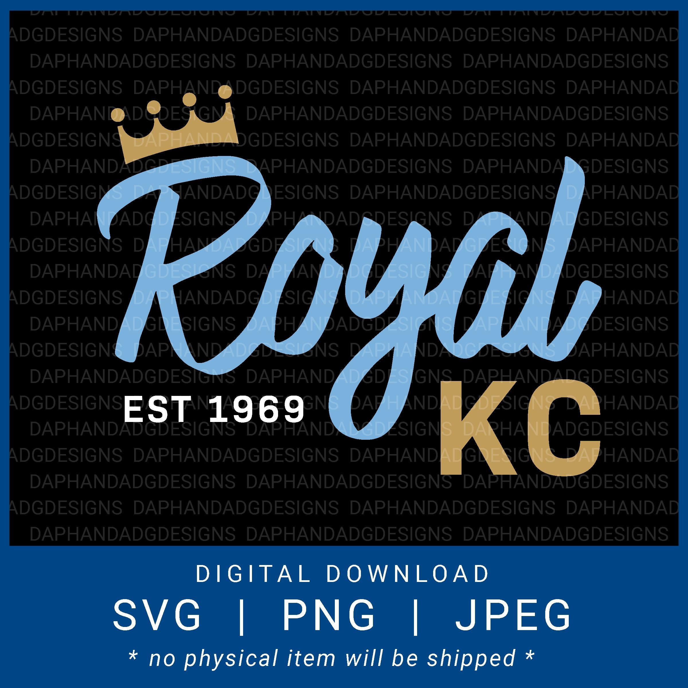 Royal KC EST 1969 Digital Download SVG Kansas City Royals Baseball - Etsy