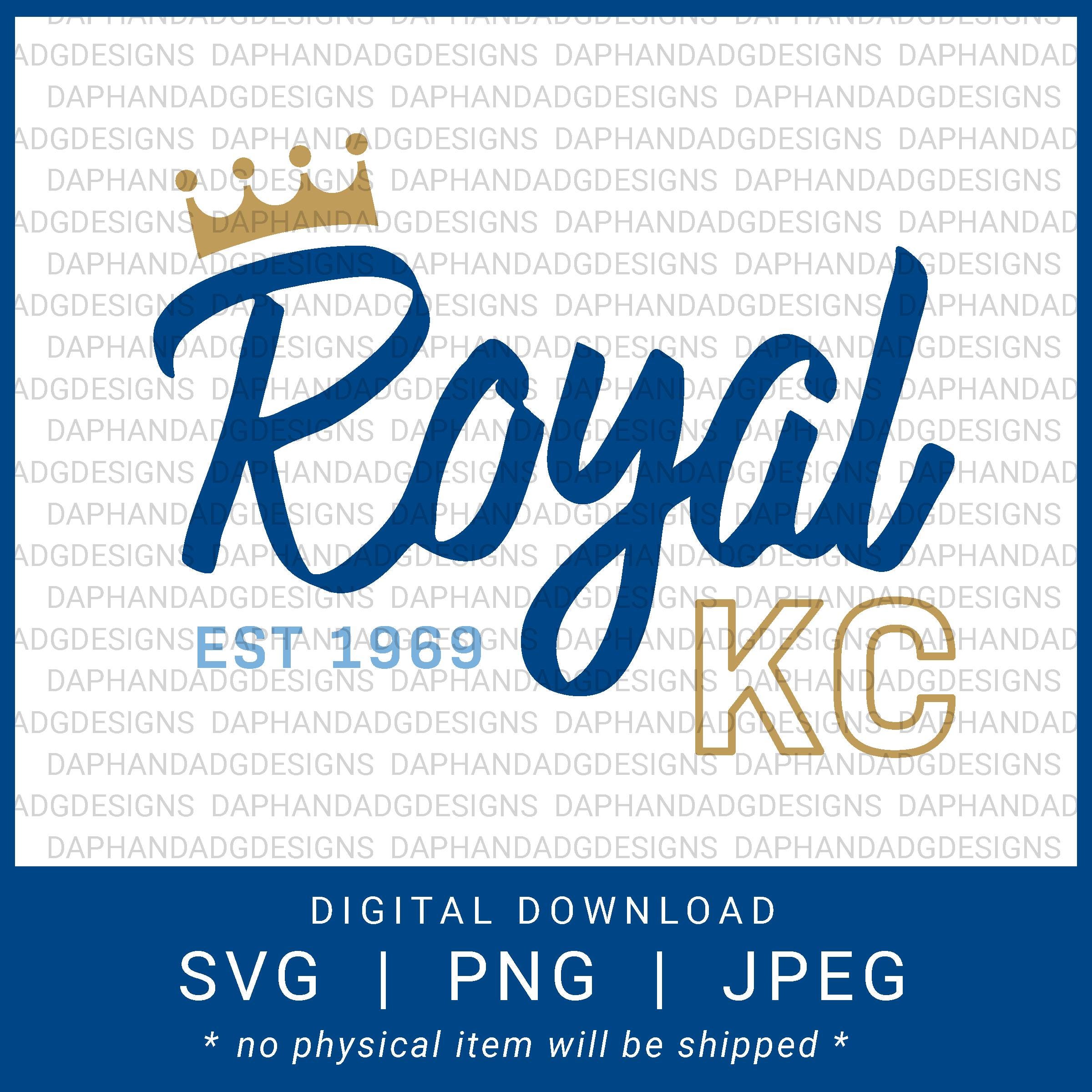 Royal KC EST 1969 Digital Download SVG Kansas City Royals Baseball - Etsy