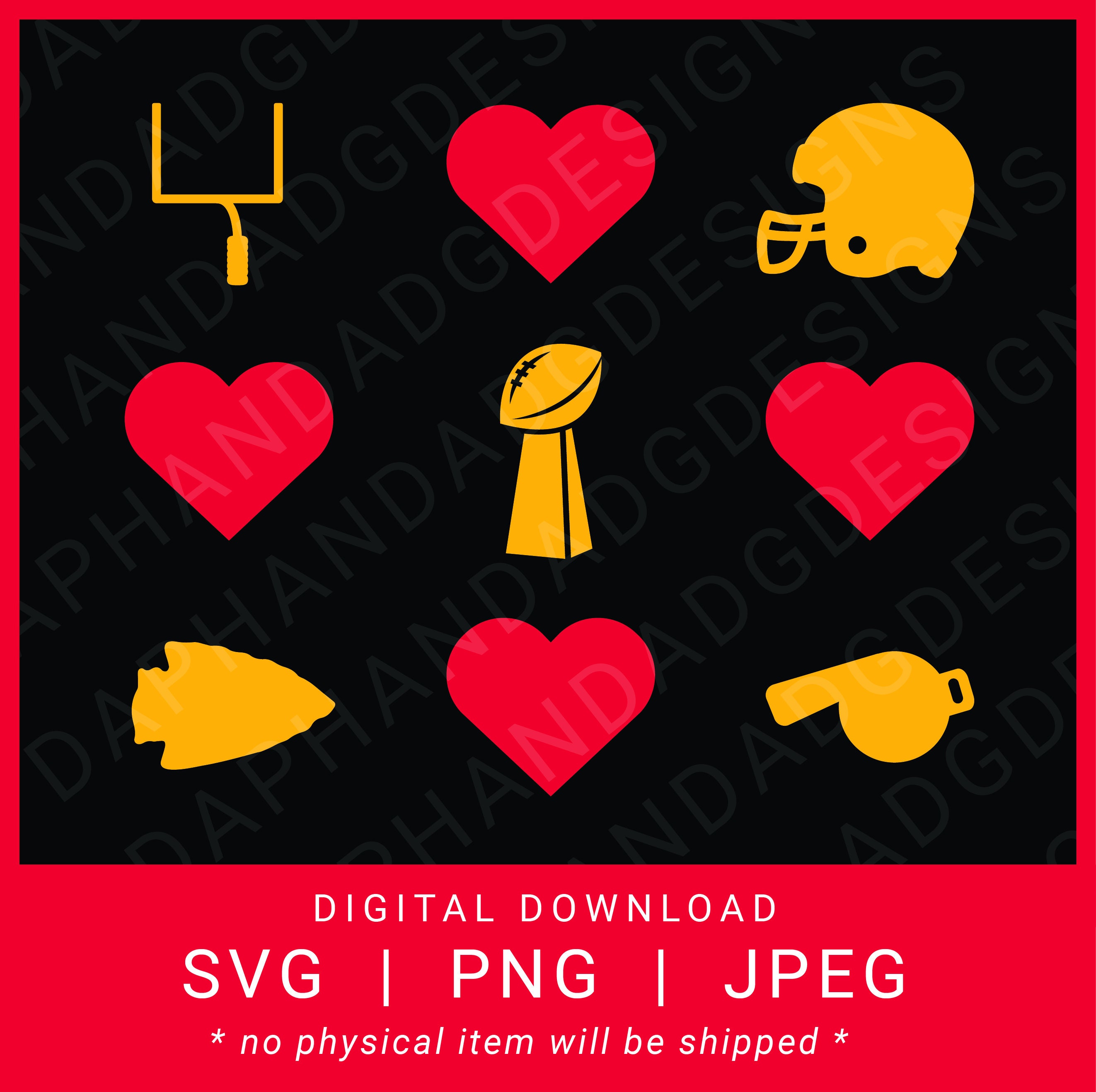 Kansas City Chiefs Super Bowl LVIII Champions Valentine's Day Digital ...