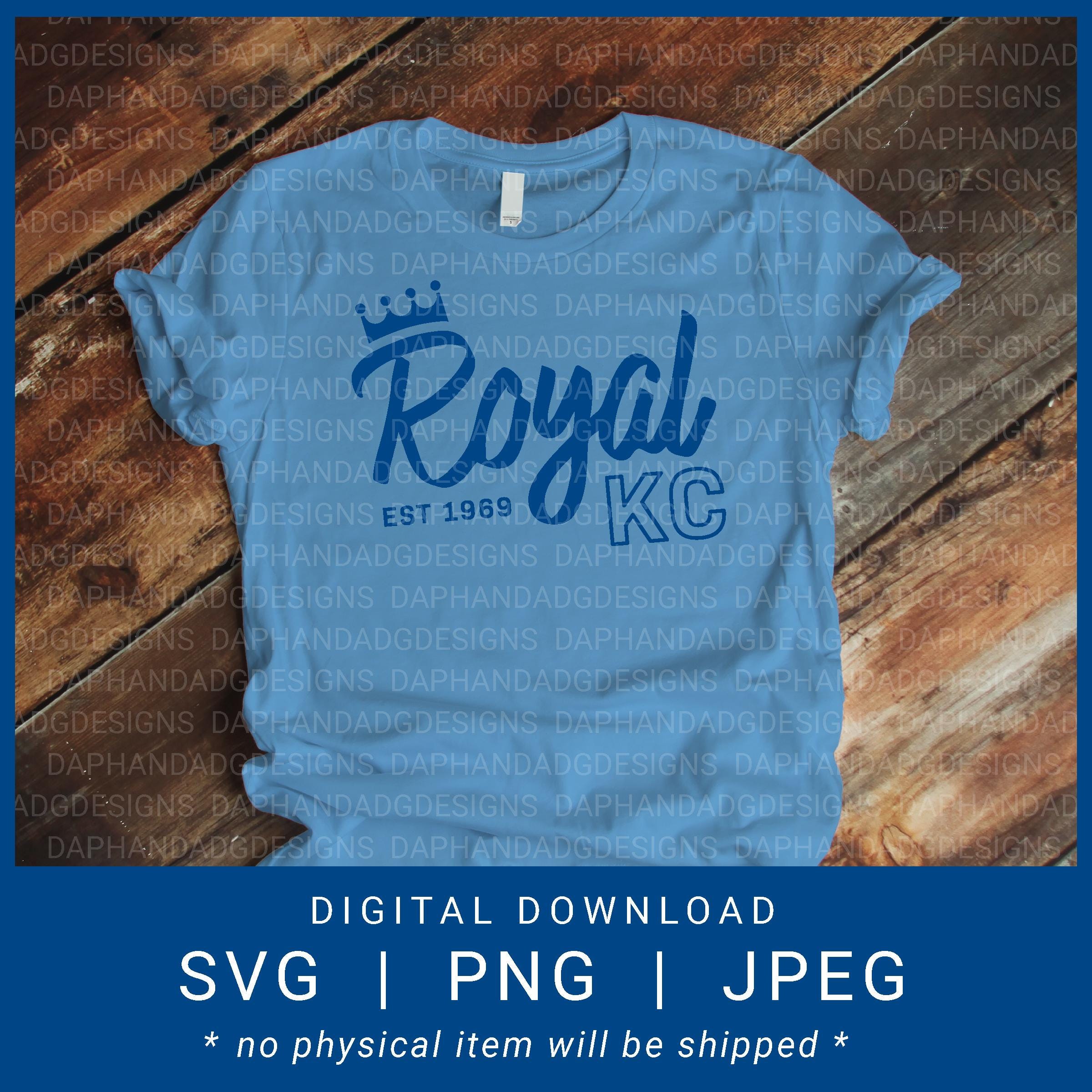 Royal KC EST 1969 Digital Download SVG Kansas City Royals Baseball - Etsy