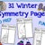 Winter Symmetry Worksheets (31 Pages) - Etsy