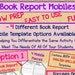 Book Report Templates - Mobile Display Activity for Novels and Picture ...