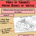 Map of Canada's Major Bodies of Water for Students to Label and Colour ...