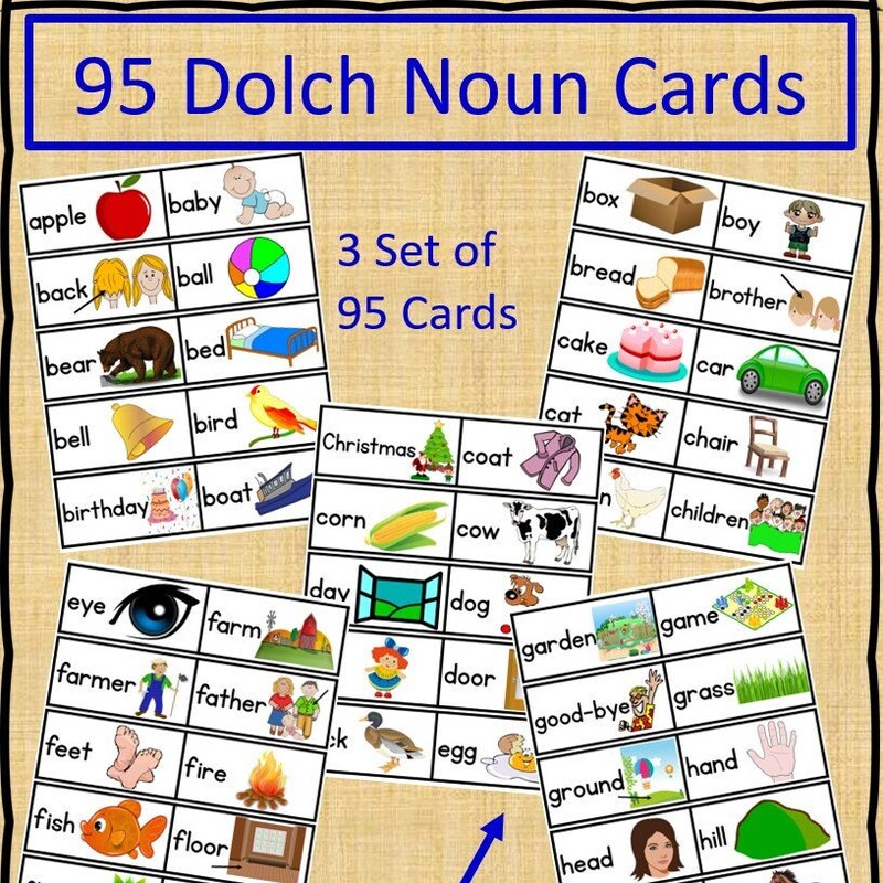 Dolch Sight Words - Etsy