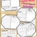 Book Report Templates - Mobile Display Activity for Novels and Picture ...