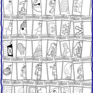 Winter Symmetry Worksheets (31 Pages) - Etsy