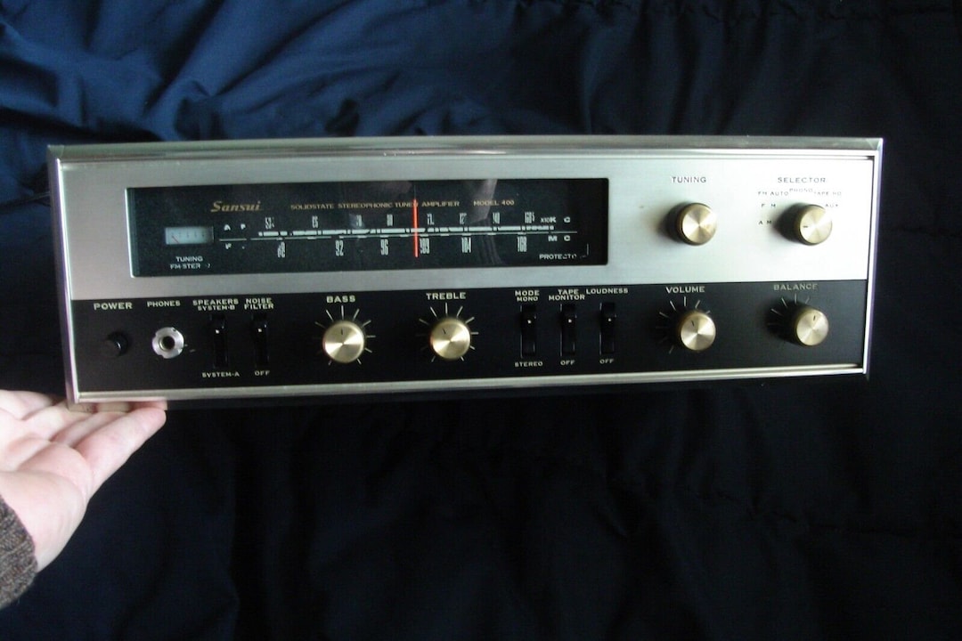Vintage Sansui 400 Tech Serviced RECAPPED Amp Home Radio Stereo New ...