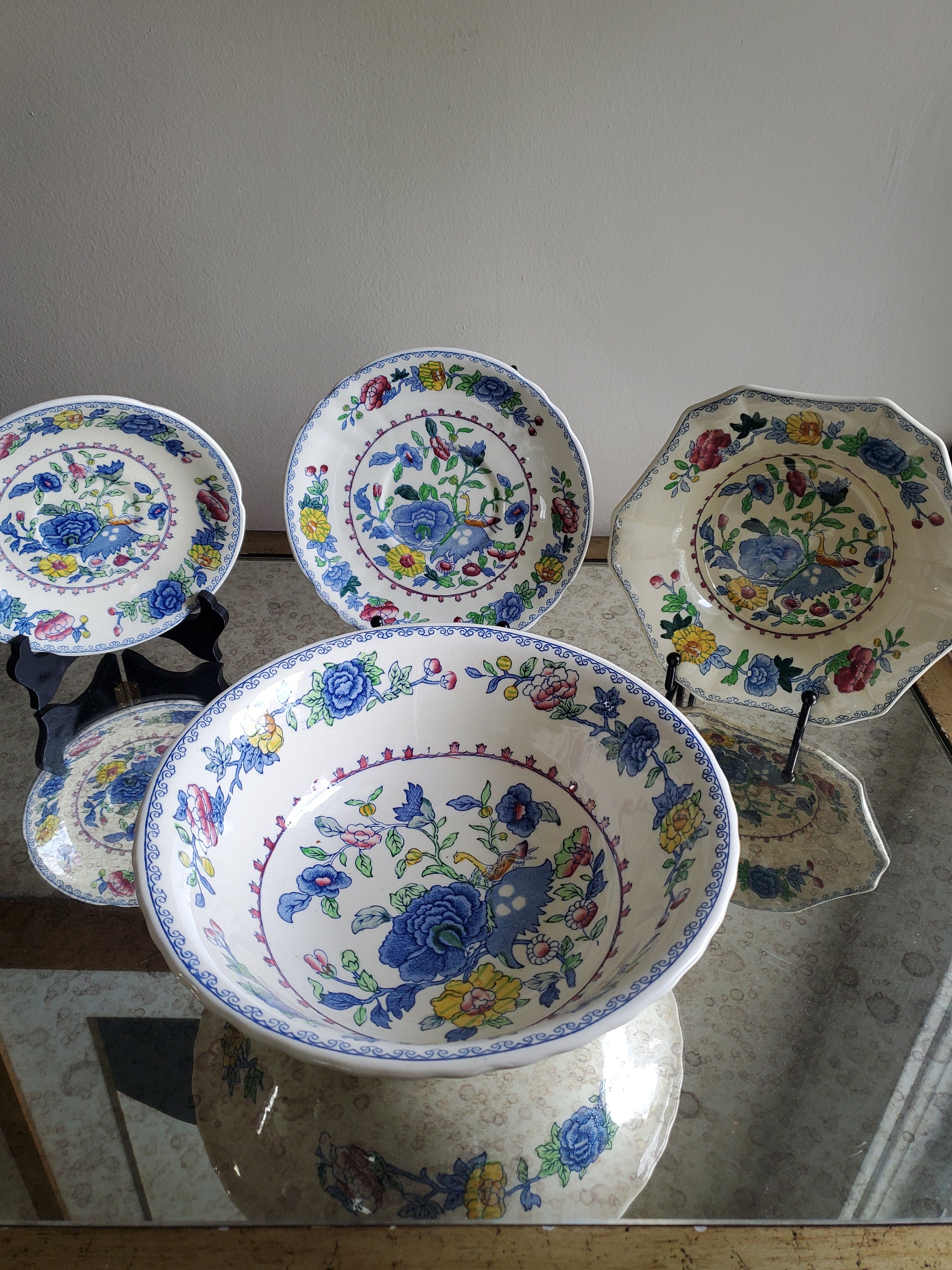 4 Piece Mason Regency Plantation Colonial Serveware England - Etsy