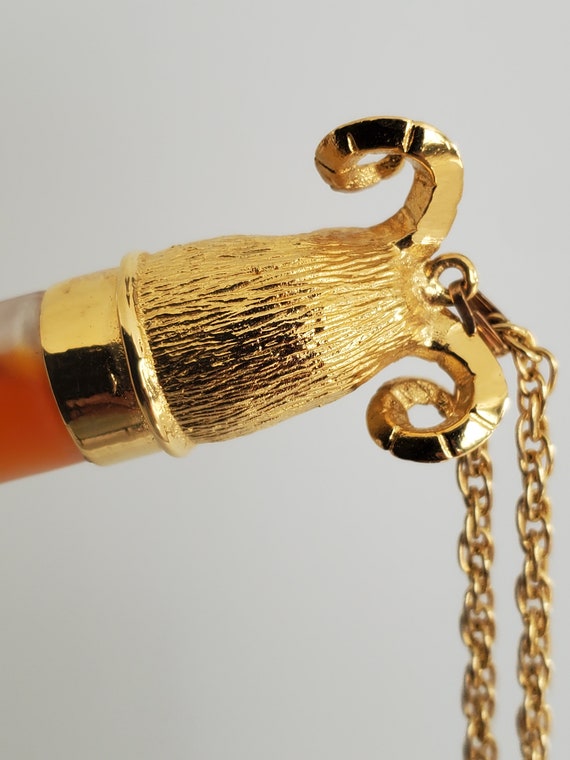 Vintage Charles Revson Ram's Head Perfume Flask - Gem