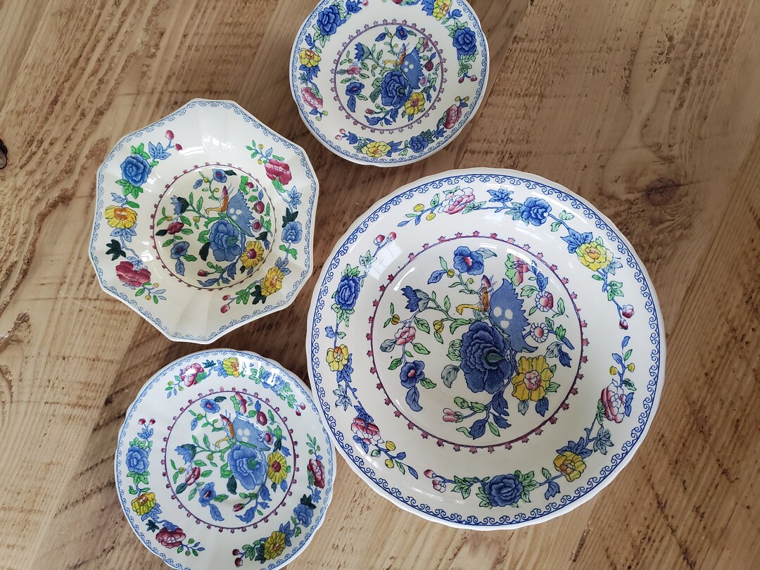 4 Piece Mason Regency Plantation Colonial Serveware England - Etsy