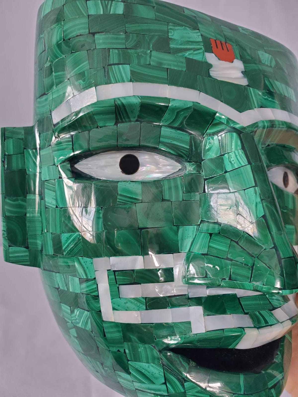 Green Malachite Mexican Burial Mask - Etsy