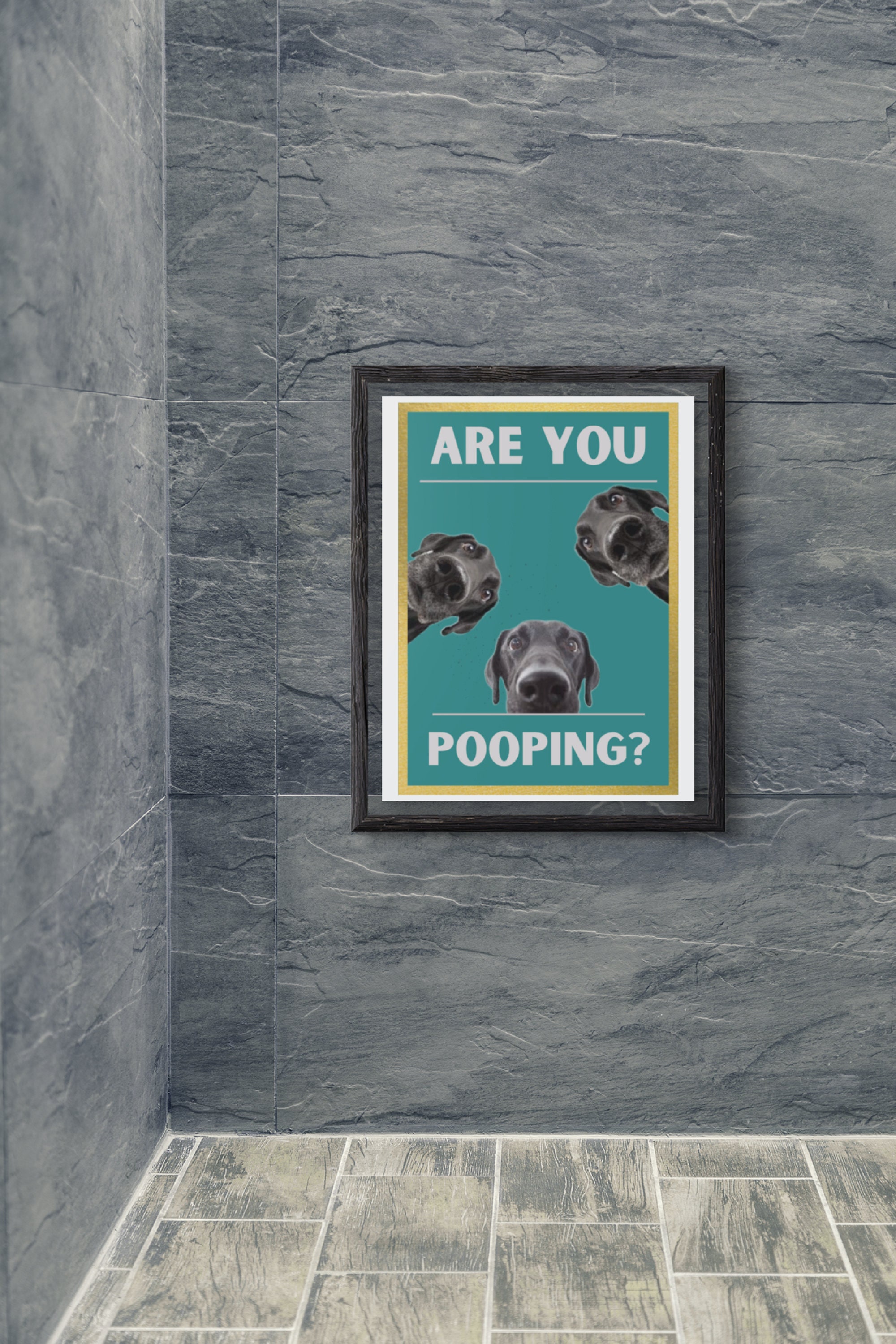 Are You Pooping Bathroom 3 German Shorthair Pointer Dogs - Etsy