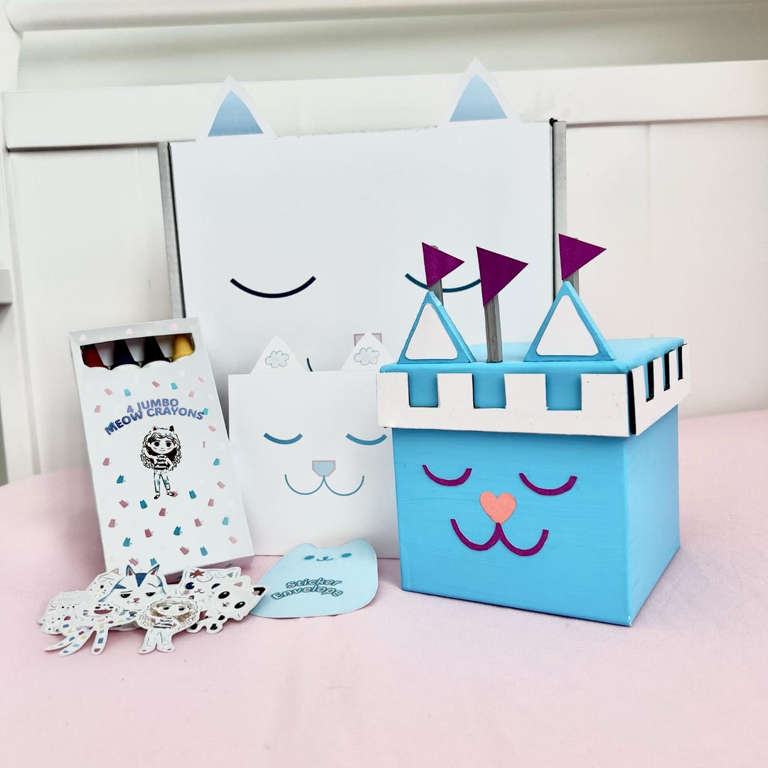 Gabbys Dollhouse Meow Box Surprise S1 Ep7- Gabbys Dollhouse Gift Box ...