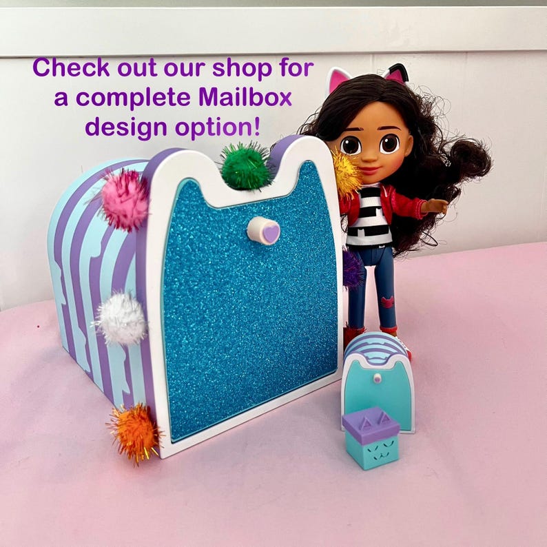 Gabbys Dollhouse Mailbox Personalized - Gabbys Dollhouse Gift Box ...
