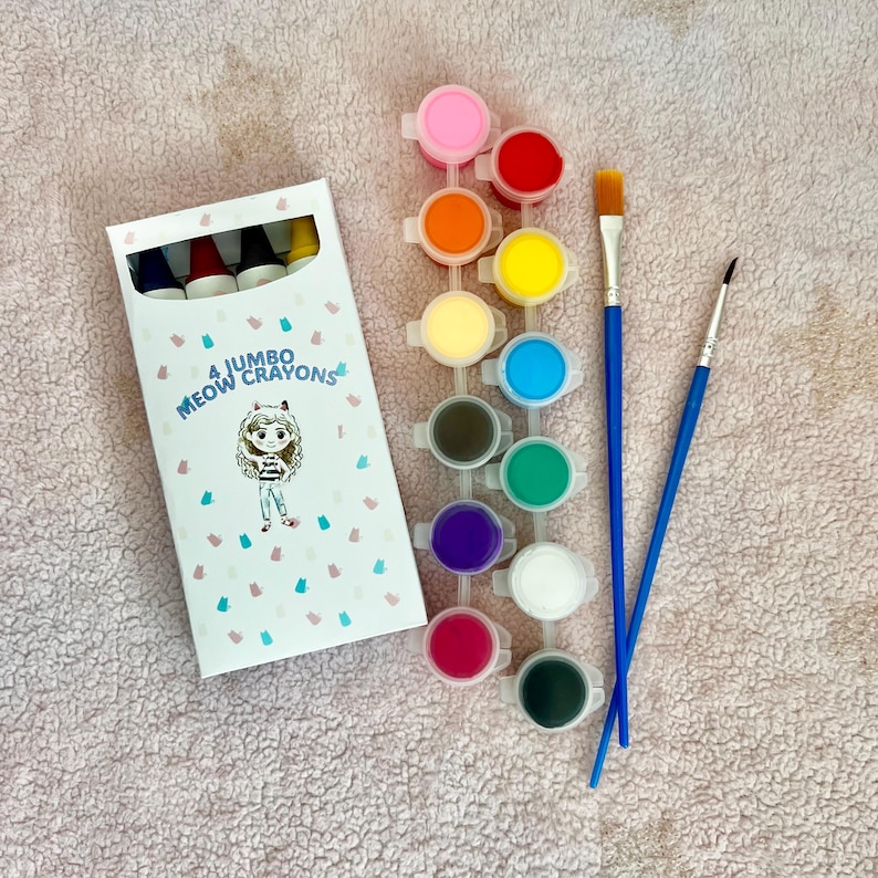 Gabby's Dollhouse Meow Box: DIY Paintable Cat Mailbox Surprise for Kids ...