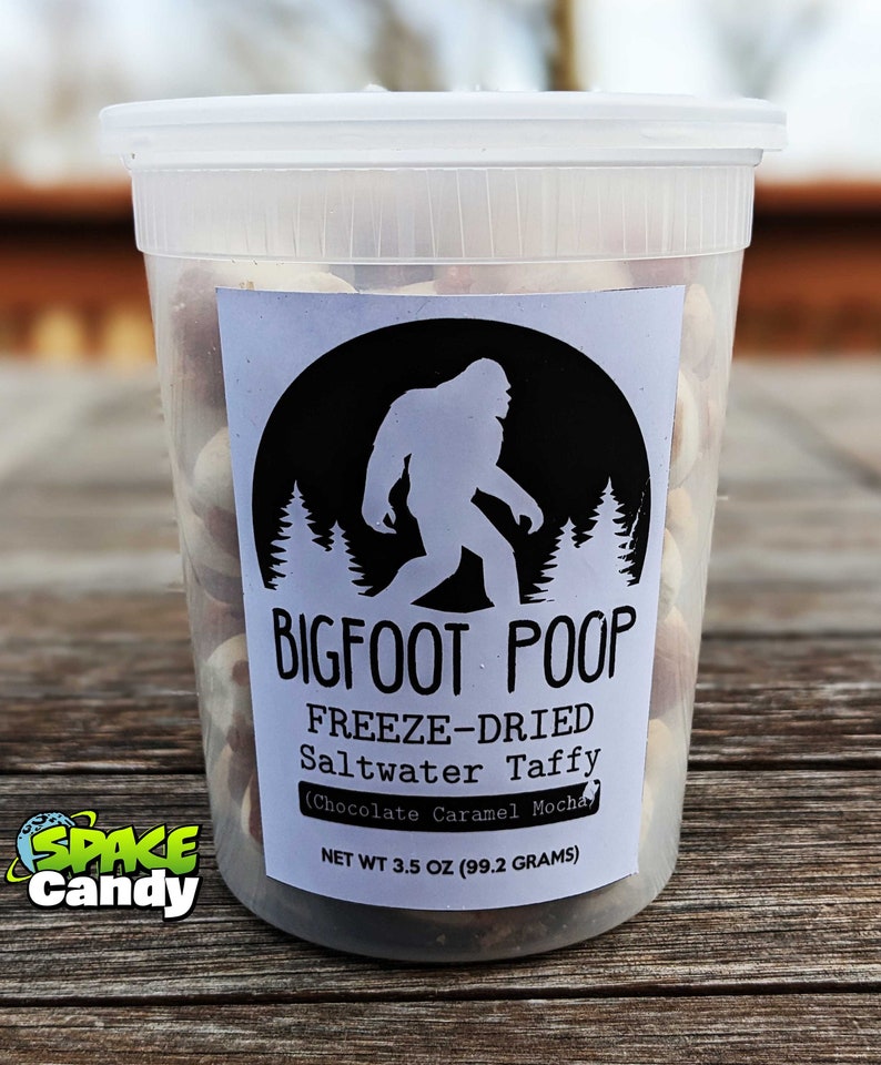 Space Candy Freeze Dried Bigfoot Poop Saltwater Taffy 3.5oz - Etsy