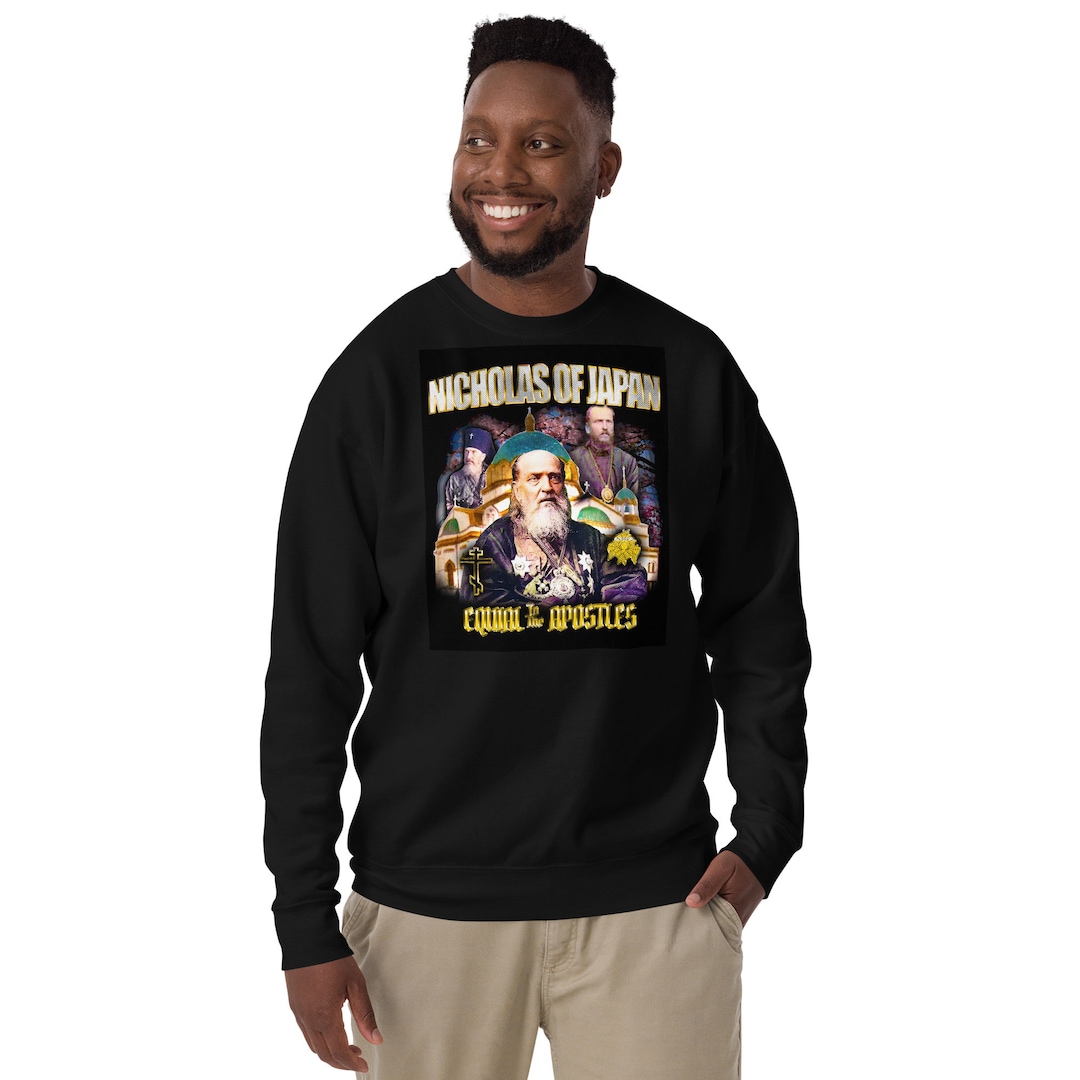 Saint Nicholas of Japan Equal to the Apostles Sweatshirt - Etsy