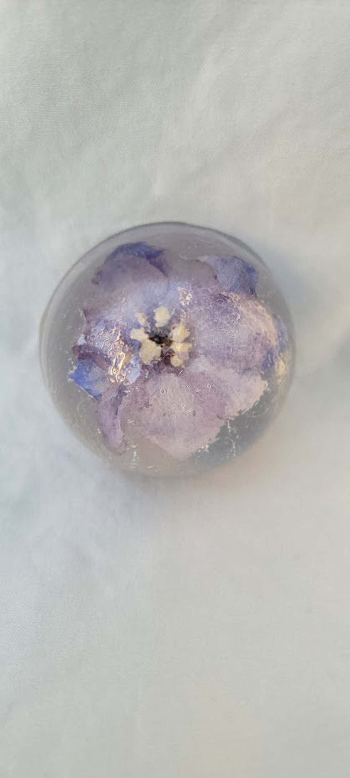 Handmade Dried Flower Resin Paperweights the Under Water - Etsy