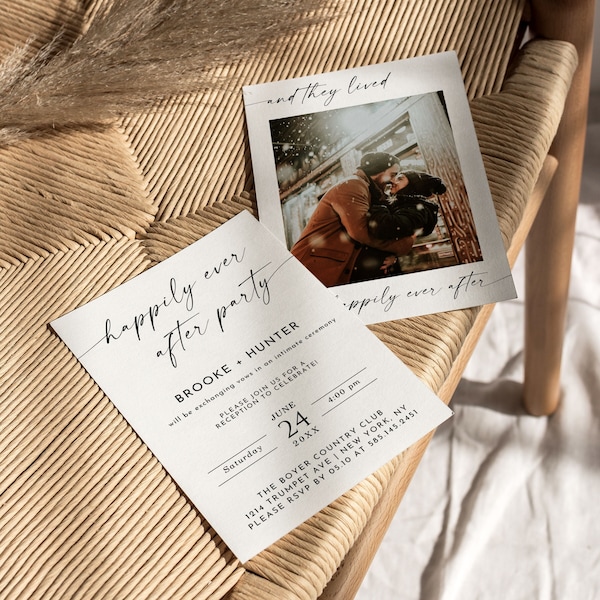 Private Ceremony Wedding Invitations - Etsy