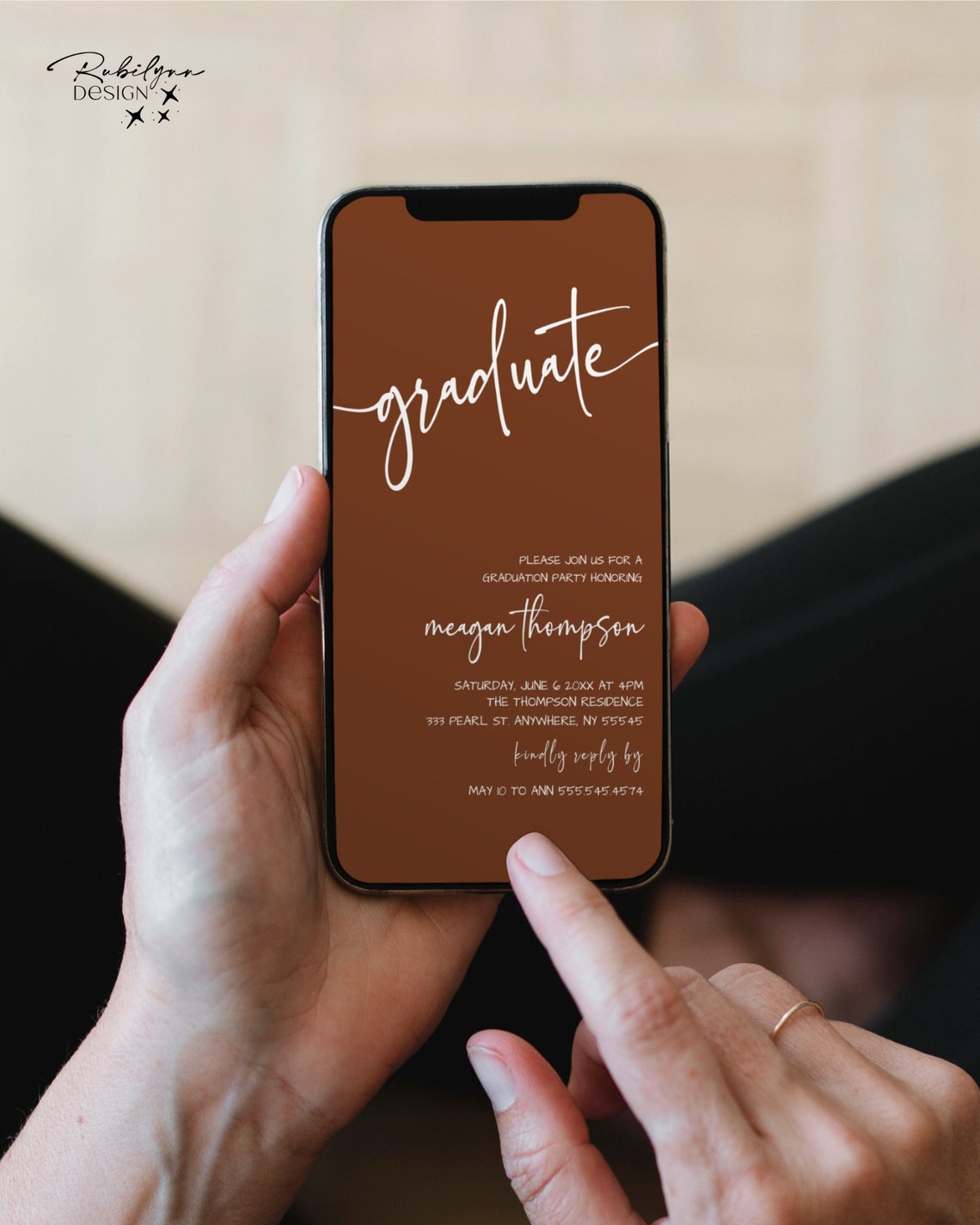 Digital Graduation Party Invite Template Electronic - Etsy