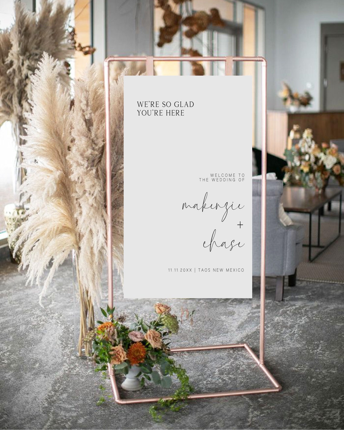 Modern Wedding Welcome Sign Wedding Welcome Sign Wedding - Etsy