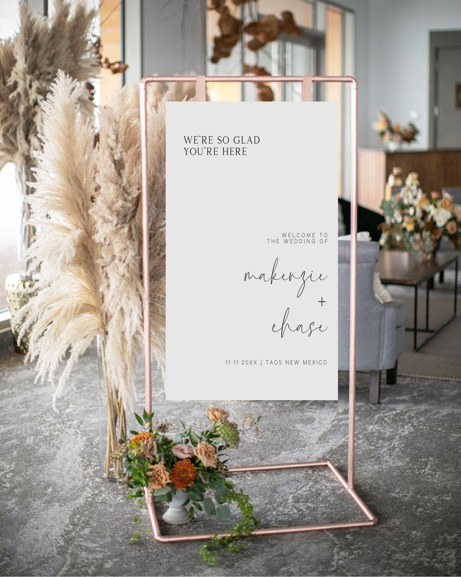 Modern Wedding Welcome Sign Wedding Welcome Sign Wedding - Etsy