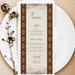 Western Aztec Wedding Menu, Rustic Wedding Menu, Southwestern Wedding ...