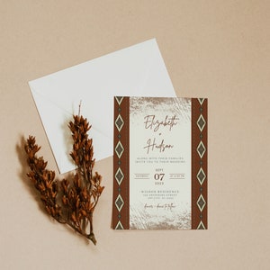 Western Wedding Invitation Template, Ranch Wedding Invitation ...