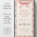 Coquette Shabby Chic Bridal Shower Invitation Template Evite, DIY ...