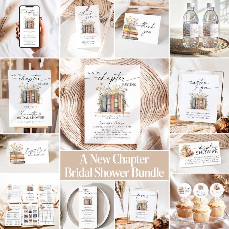 Book Invitation Design - Etsy