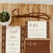 Aztec Western Wedding Invitation Suite, Southwestern Wedding Invitation ...