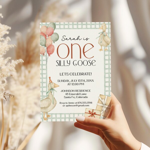 Strawberry 1st Birthday Invitation Template Girl Birthday Party Berry ...